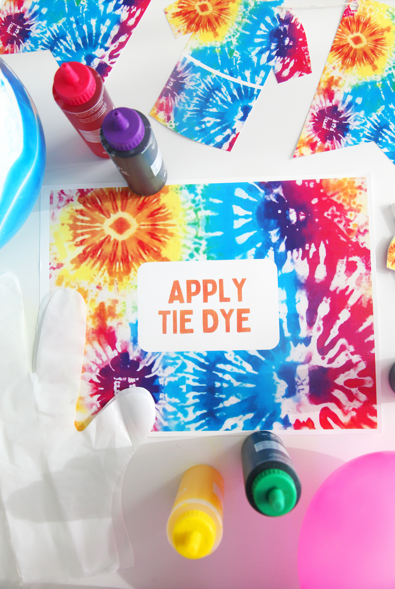 Tie Dye Party Printable Pack – The Pretty Life Girls Shop