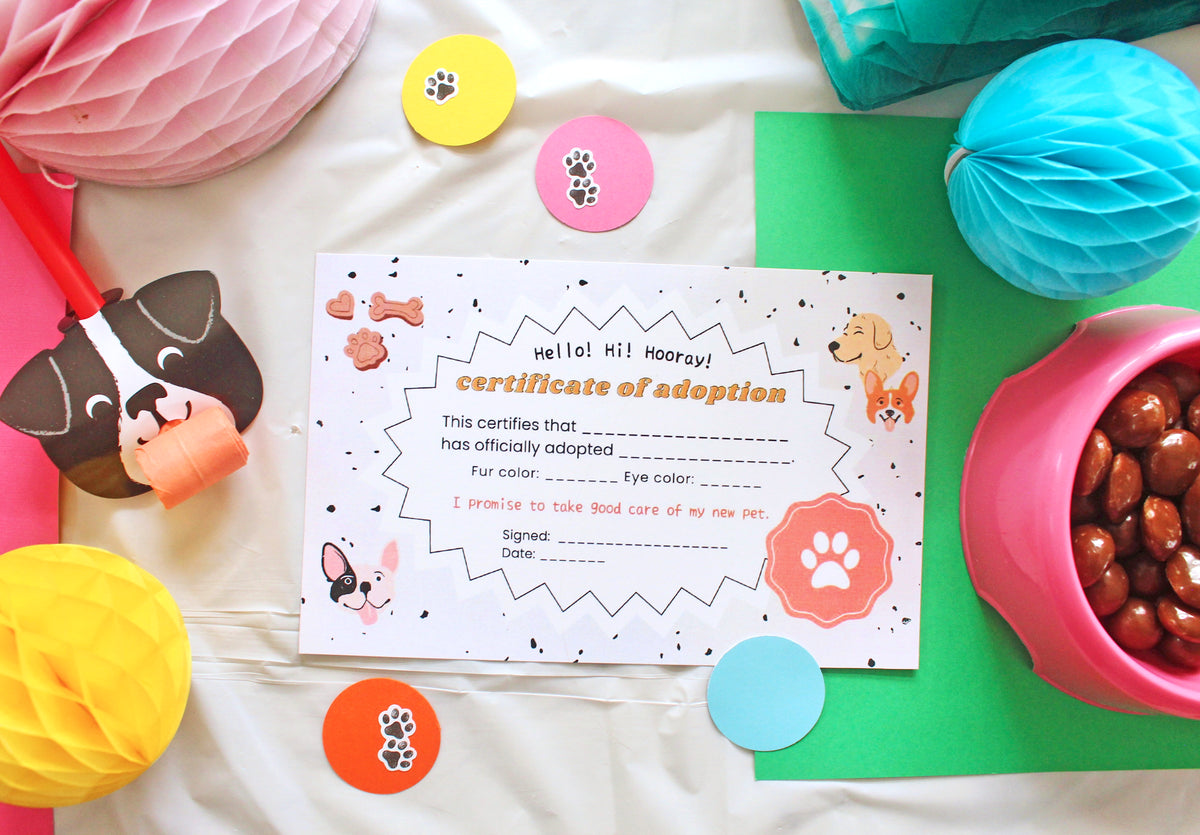 Puppy Party Printable Pack – The Pretty Life Girls Shop