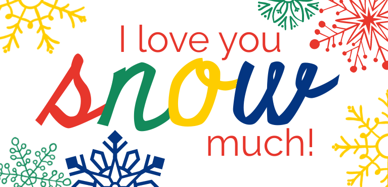 I love you SNOW much printable gift tags – The Pretty Life Girls Shop